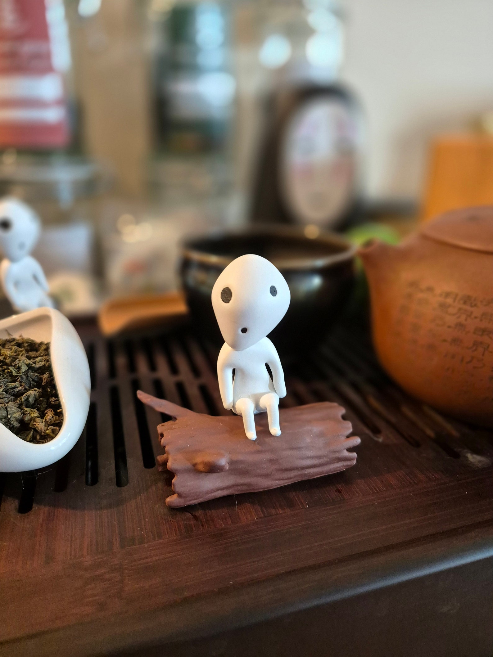 Kodama Studio Ghibli Inspired Figurine/miniature/tea Pet From Movie ...