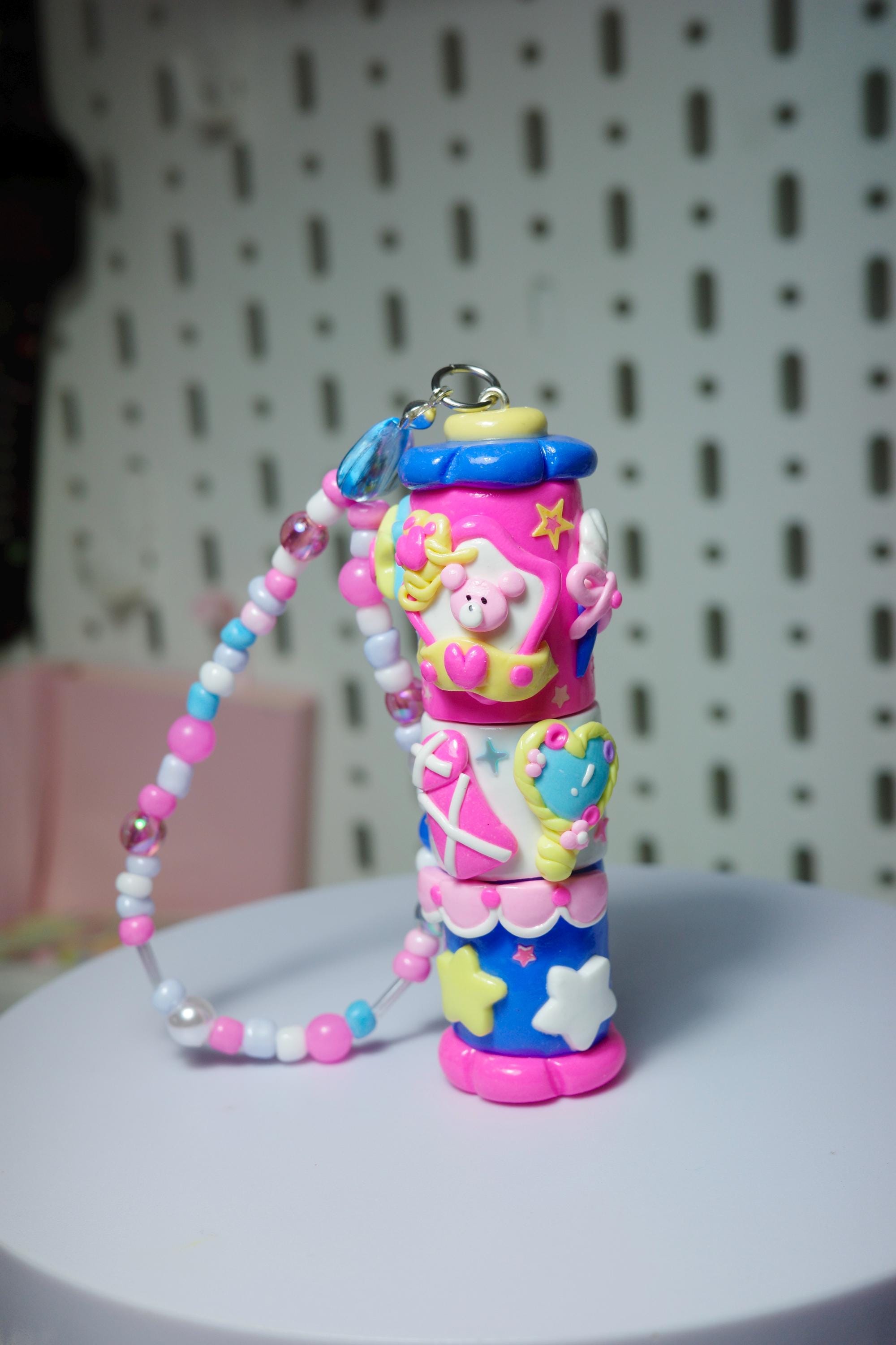 Polymer Clay Inhaler Case With Bead Strap - Etsy