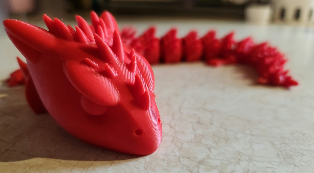 Articulated Dragon Fidget Toy - Etsy