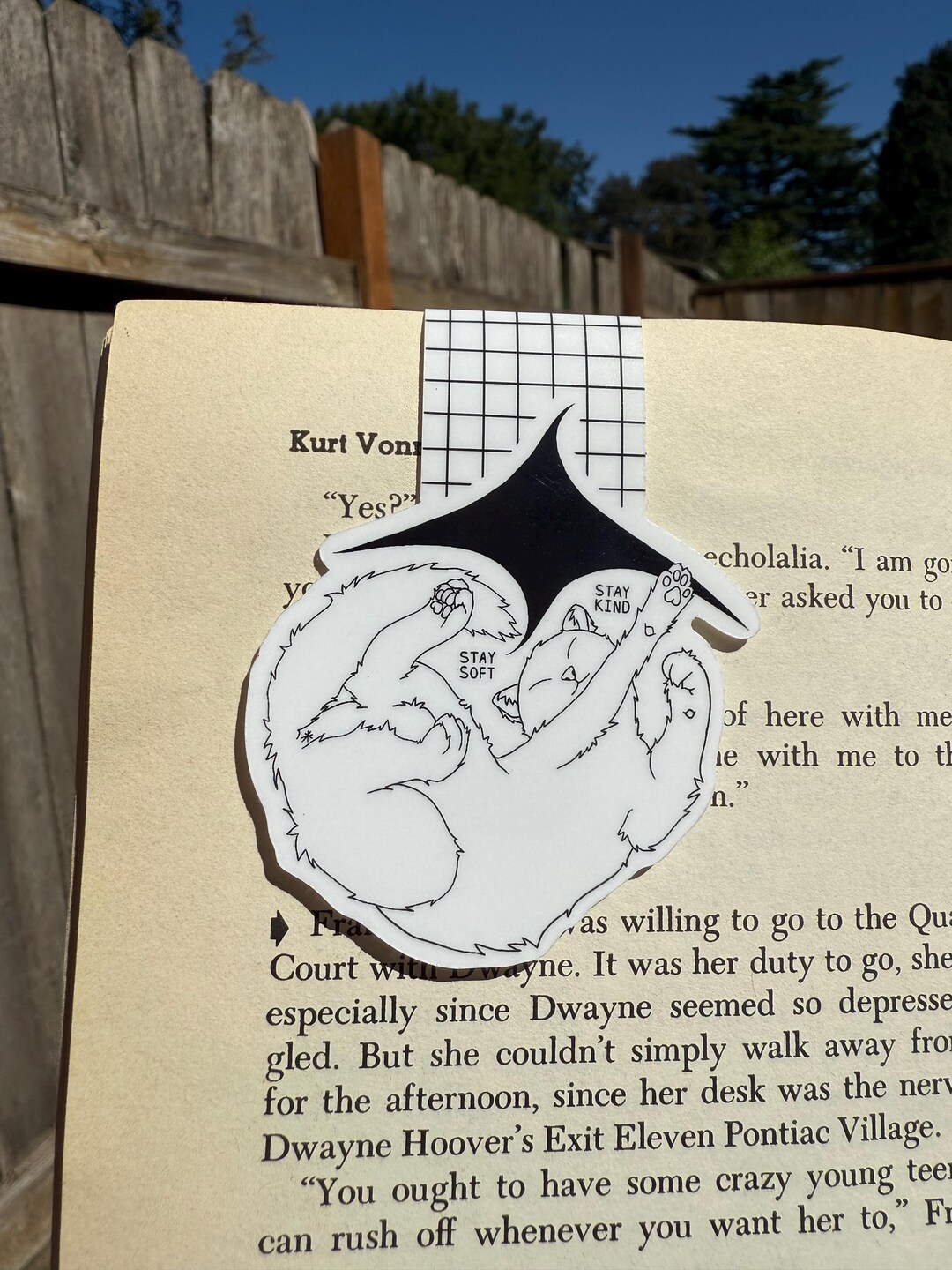 Stay Kind, Stay Safe Cat Magnetic Bookmark - Etsy
