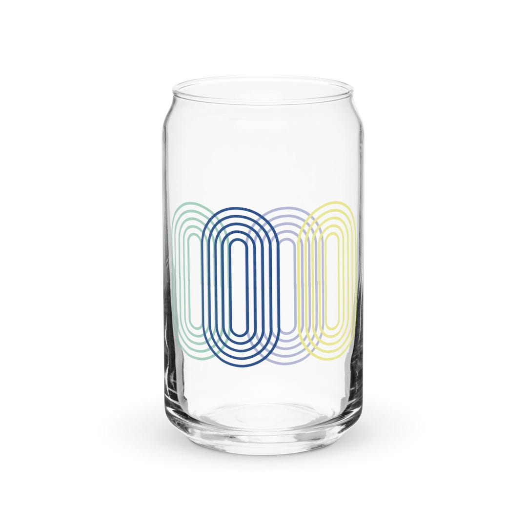 Concentric Loops Geometric Art Can Shaped Glass in Water - Etsy