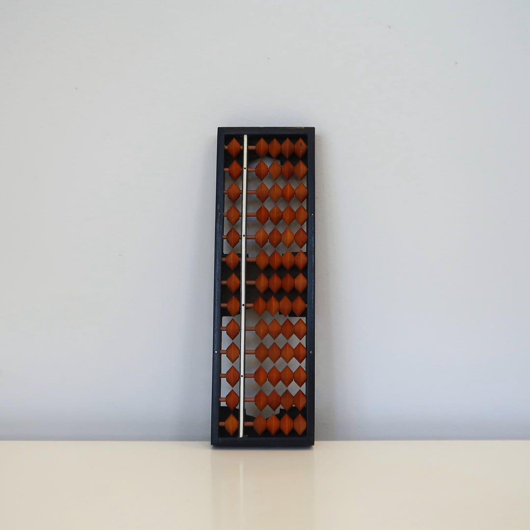 Vintage Japanese Soroban Abacus, Dark Academia Desk Decor - Etsy