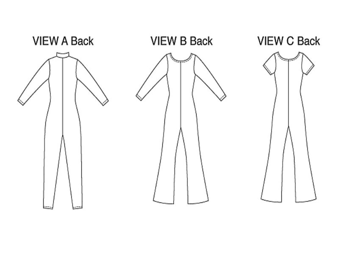 Misses Unitard Sewing Pattern~kwik Sew 3052~uncut~catsuit Costume~bodysuit - Etsy
