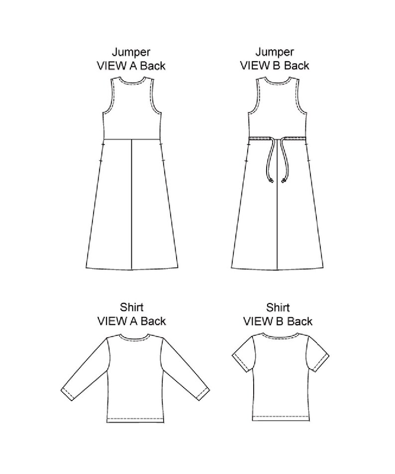 Rare Women's Jumpers & Shirts Sewing Pattern plus Sizes 1X, 2X, 3X, 4X ...