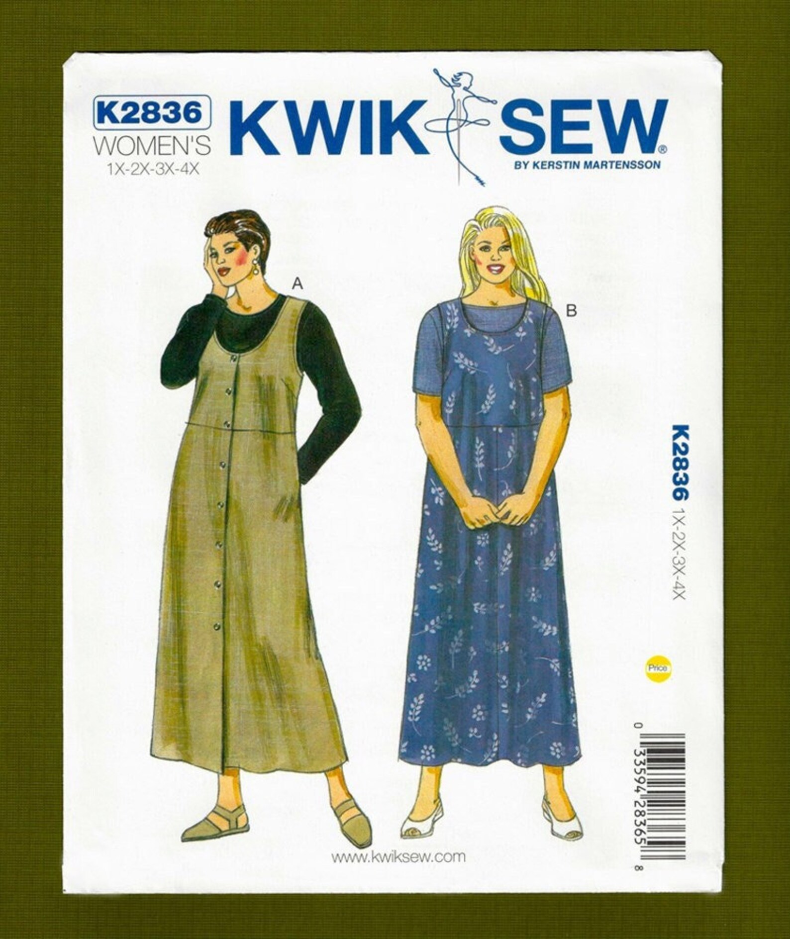 Rare Women's Jumpers & Shirts Sewing Pattern plus Sizes 1X, 2X, 3X, 4X ...