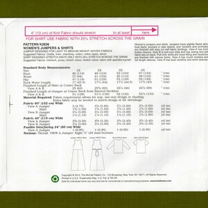 Rare Women's Jumpers & Shirts Sewing Pattern plus Sizes 1X, 2X, 3X, 4X ...