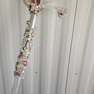 Crystal Clear Rhinestone Cane - Etsy