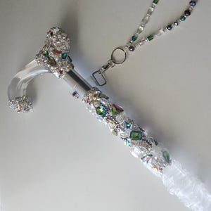 Crystal Clear Rhinestone Cane - Etsy