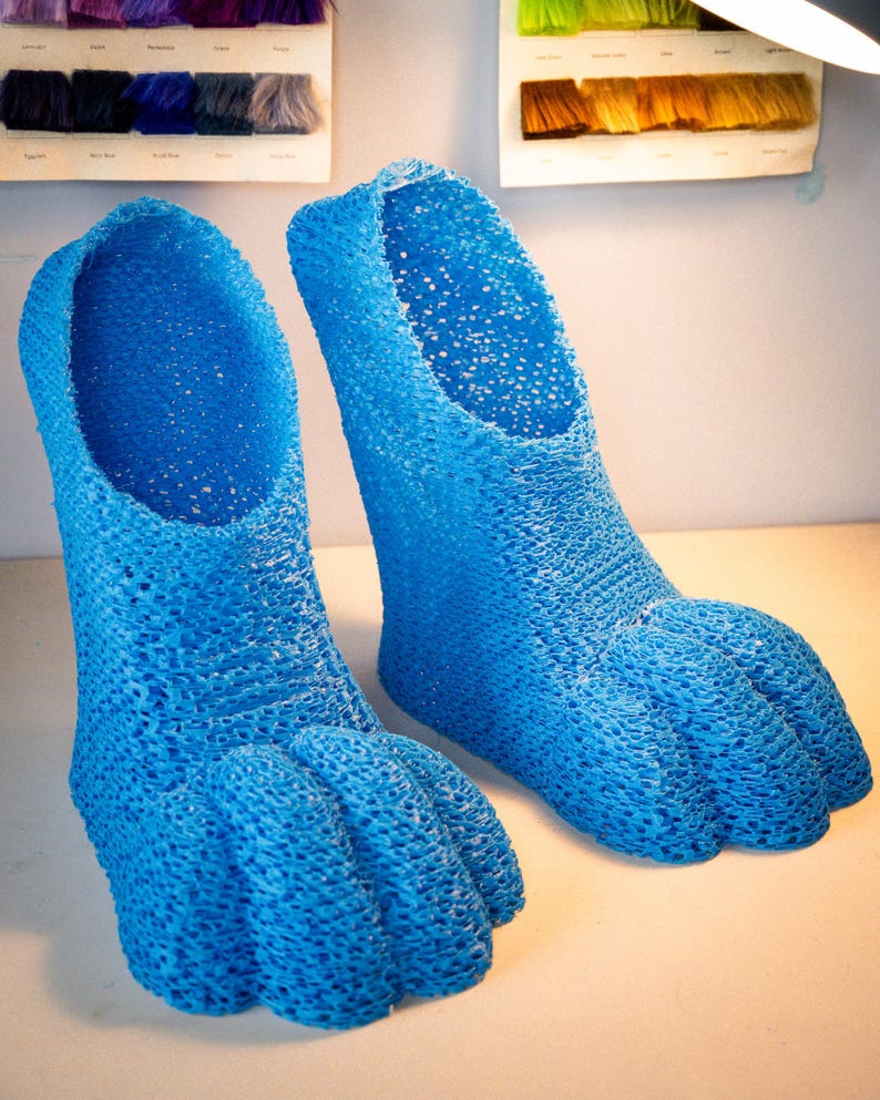TPU 3D Printed Fursuit Feetpaws Base - Digitigrade & Plantigrade - Etsy