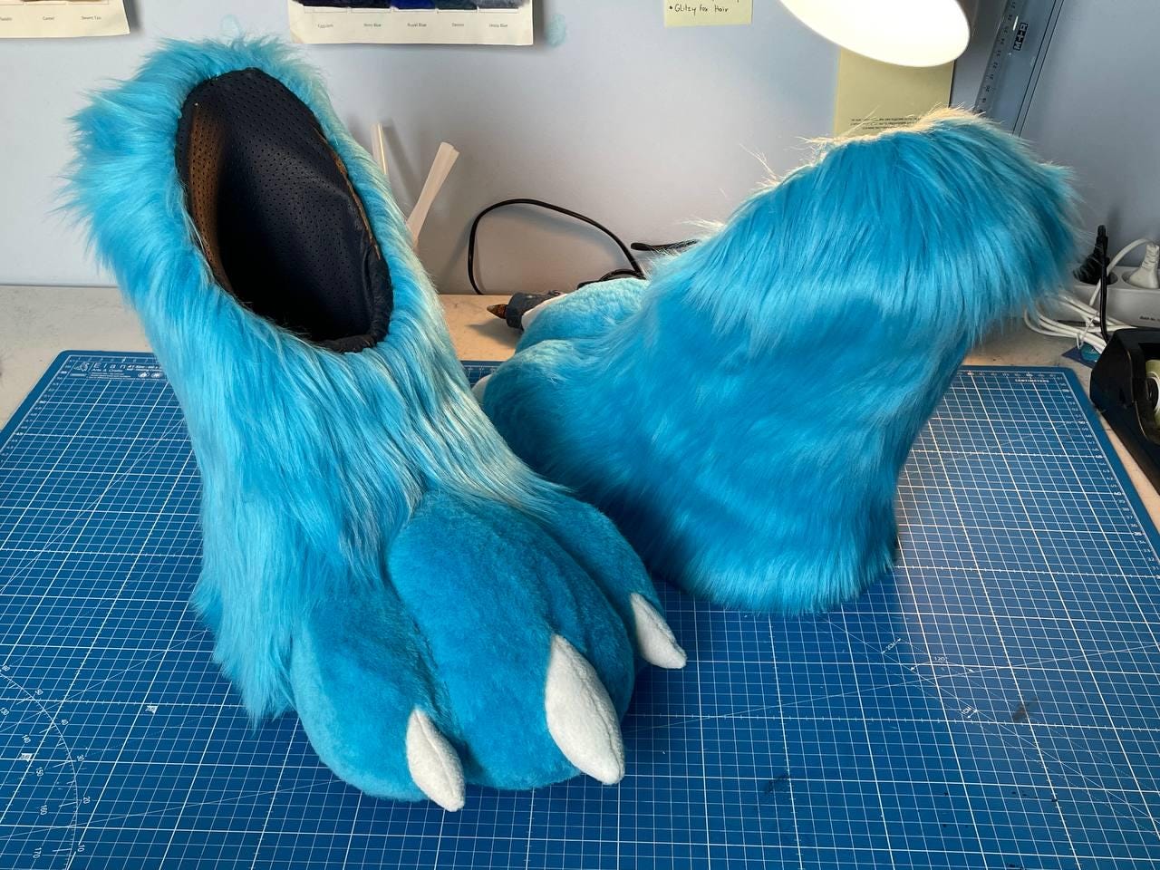 TPU 3D Printed Dragon Fursuit Feetpaws Base 3 Toes Digitigrade ...