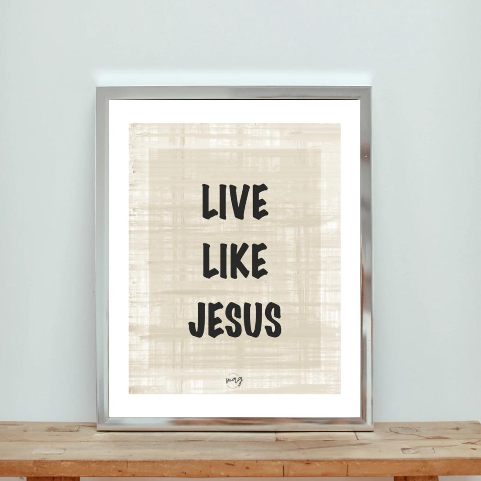 Live Like Jesus, Flag, Digital Download, Art Print, Dorm Decor, Wall ...