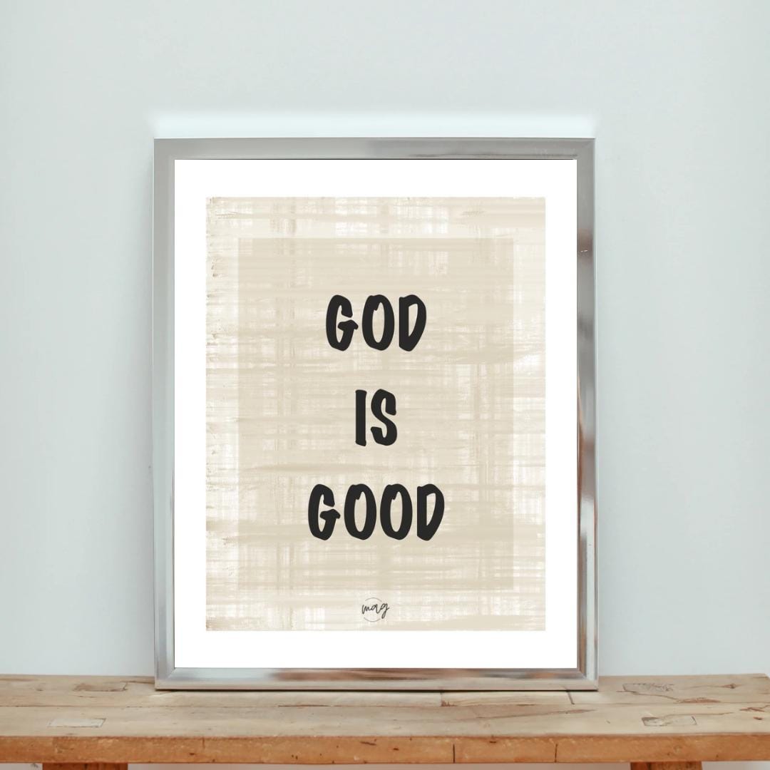 God is Good, Flag, Digital Download, Art Print, Dorm Decor, Wall Art ...