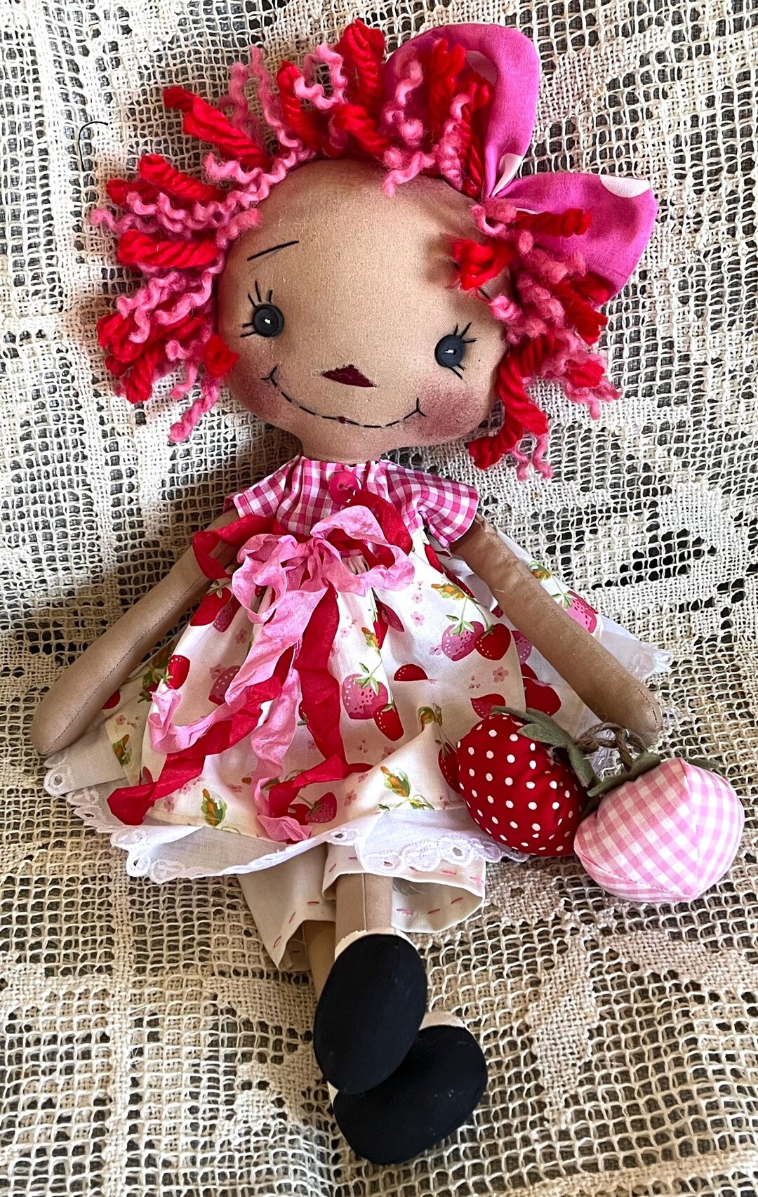 Raggedy Ann Strawberry Annie 15 Inch - Etsy