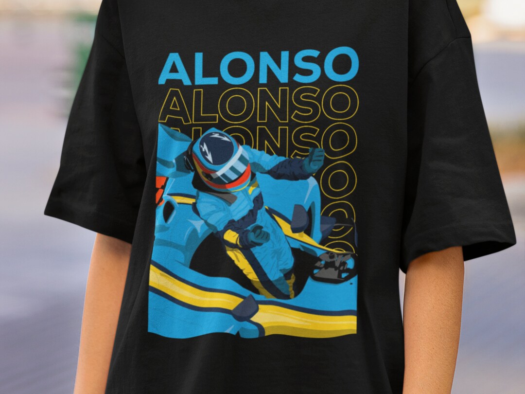 Formula 1 Retro Tshirt Fernando Alonso Tshirt Racing Tshirt Formula 1 ...