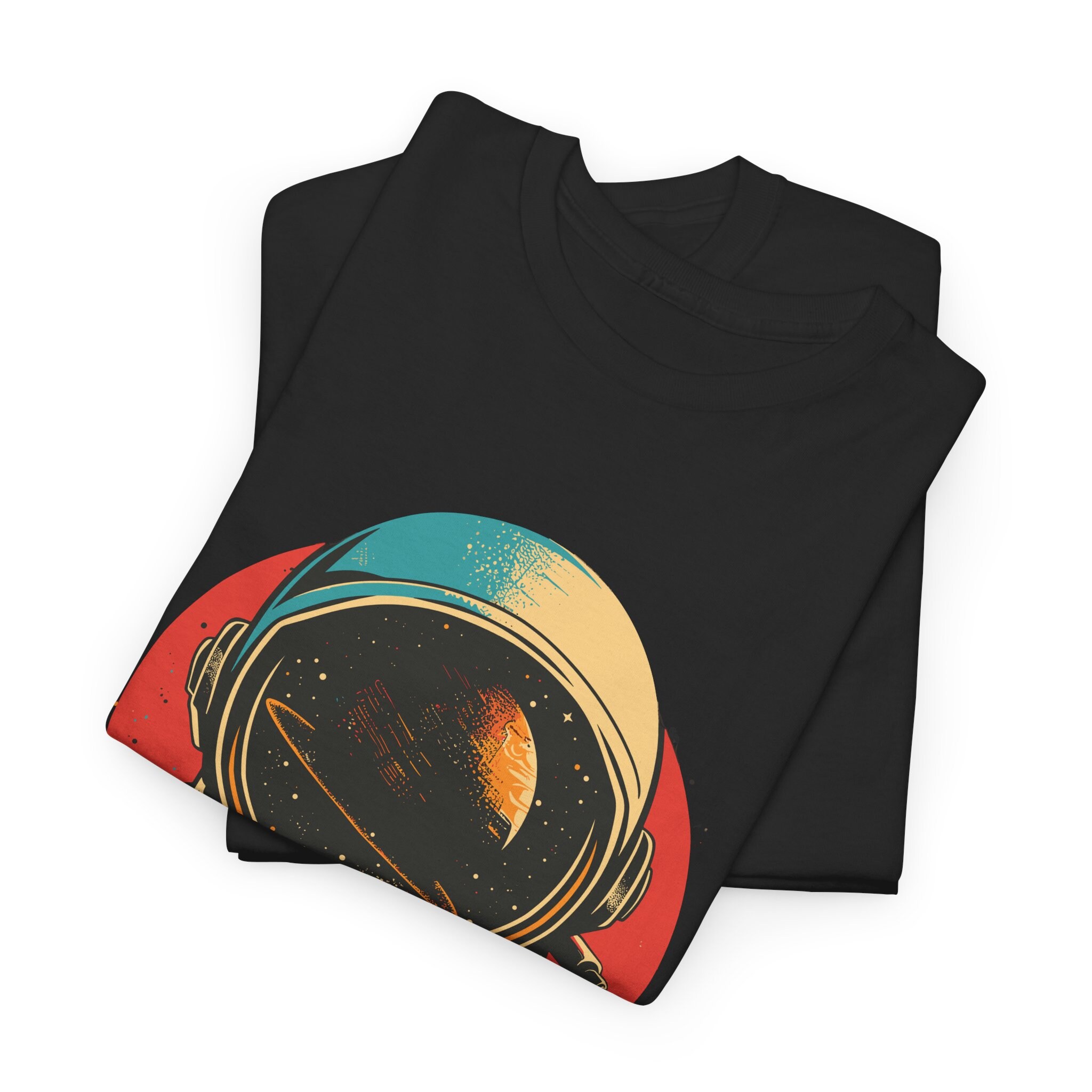 Astronaut Illustration Retro Space Design T-shirt Outer Space Astronaut ...