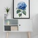 Blue Hydrangea Poster Watercolour, Wall Art Canvas, Home Decor, Floral ...
