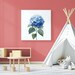Blue Hydrangea Poster Watercolour, Wall Art Poster, Home Decor, Floral ...