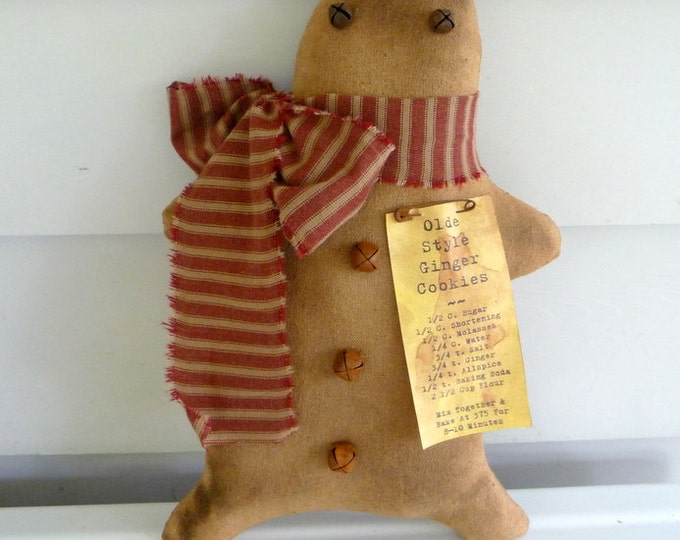 Primitive Gingerbread Man - Etsy
