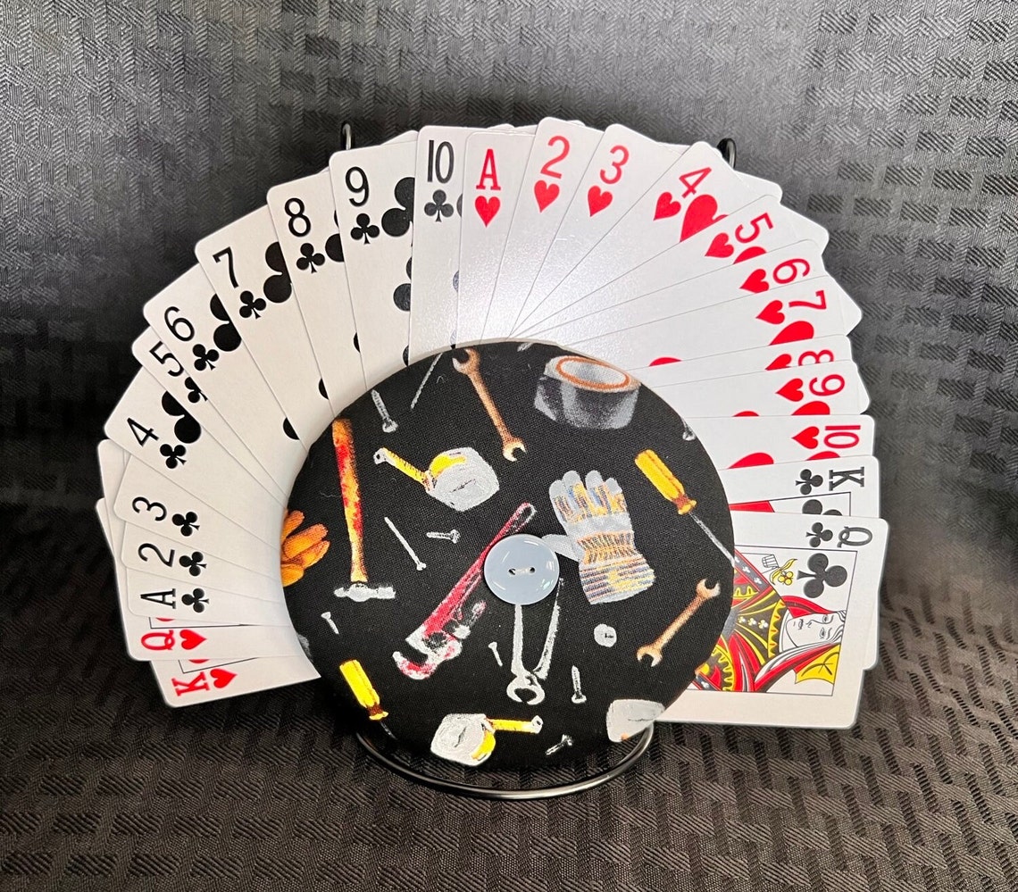 Playing Card Holders, Cushioned, Round, Card Organizer, Easy to Hold - Etsy