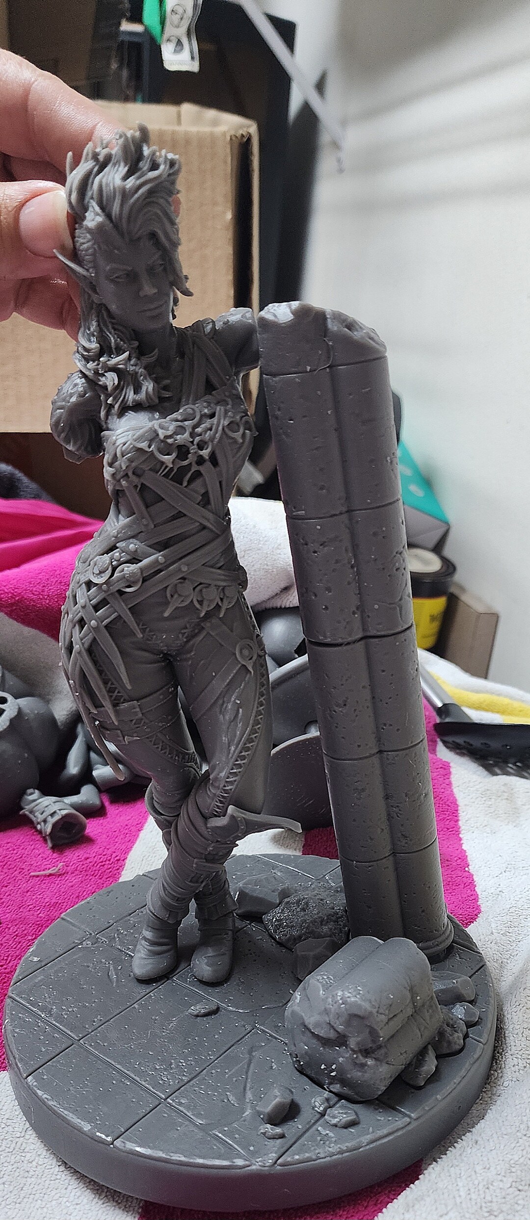 Karlach BG3 3d Printed Fan Art Figure Unpainted - Etsy