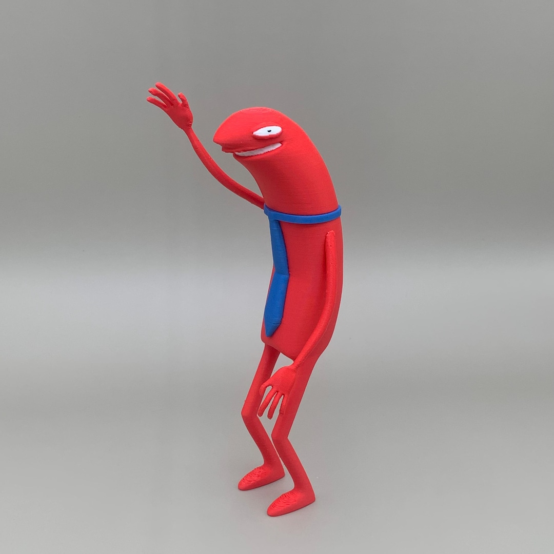 Smiling Friends Alan Figurine Adult Swim Keychain Charlie Pim Glep Mr ...