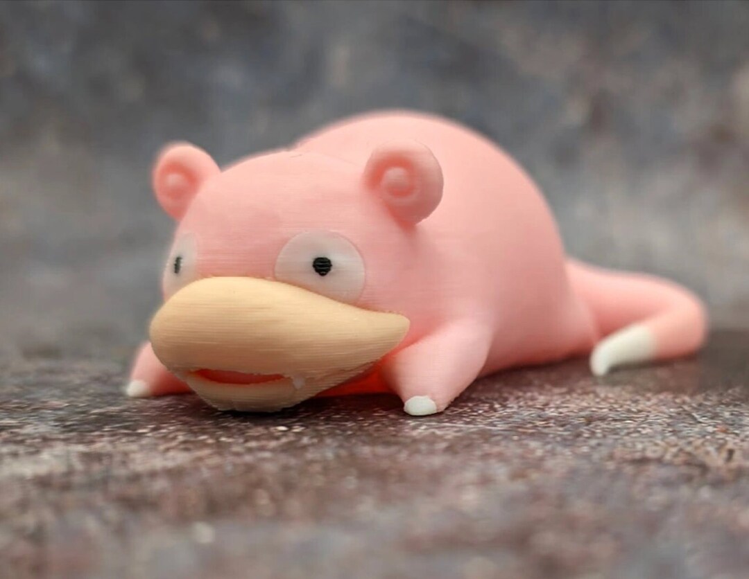 Slowpoke Figurine Slowpoke Toy Figurine Gift Decor Keychain - Etsy