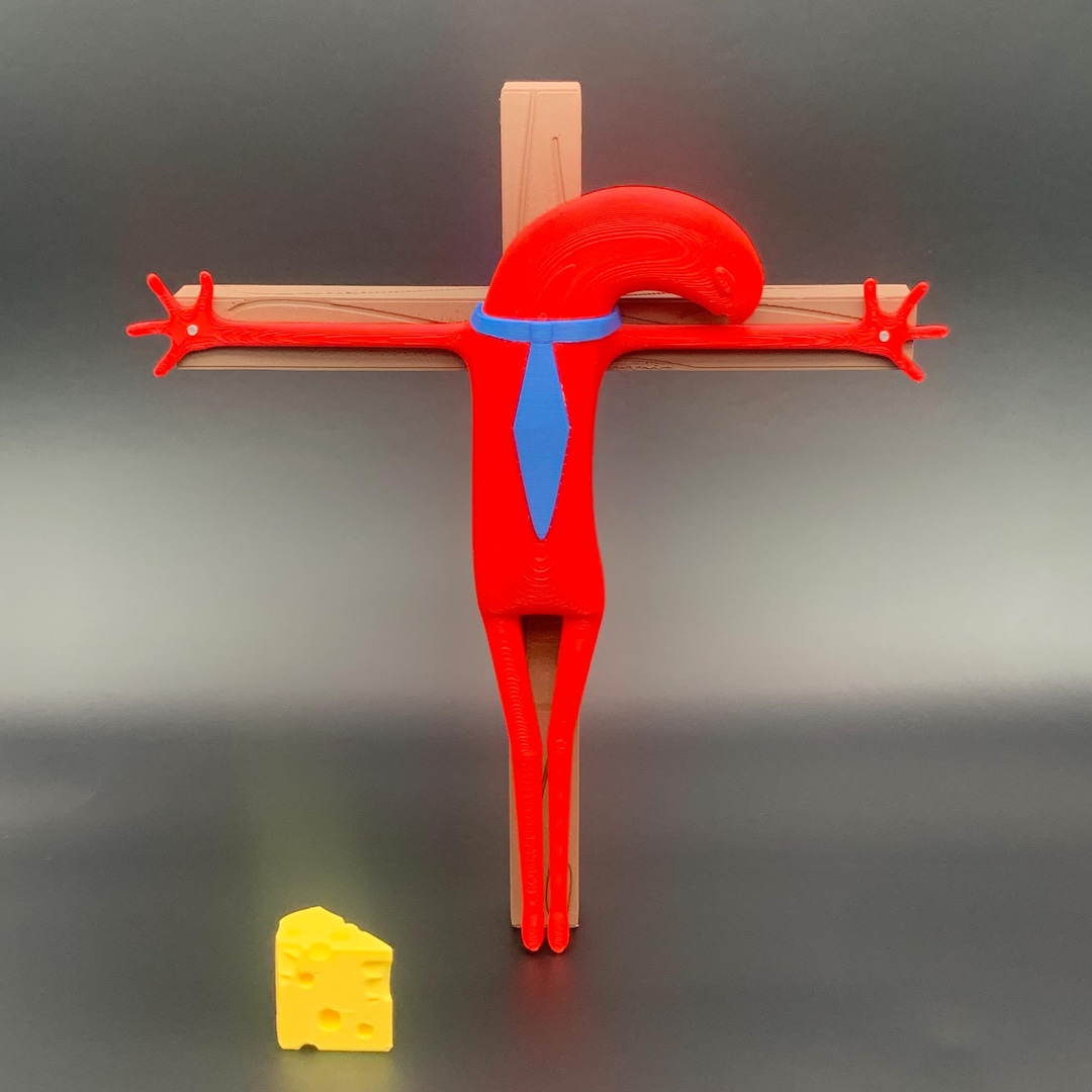 Smiling Friends Crucified Alan I 3d Printed I Adult Swim I Keychain I ...