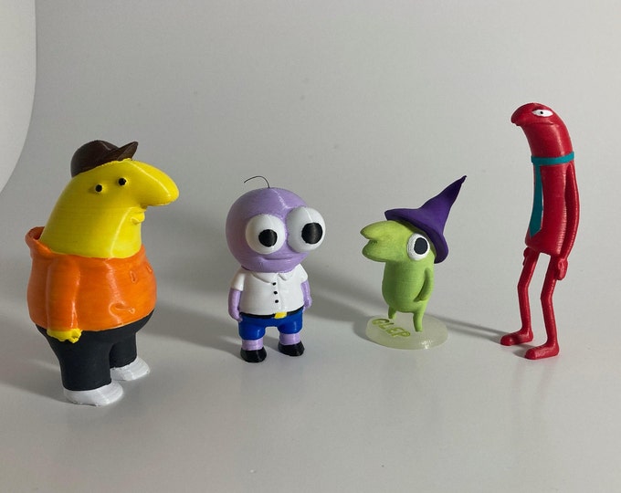 Shrimp Smiling Friends Cartoon Print Adult Swim - Etsy