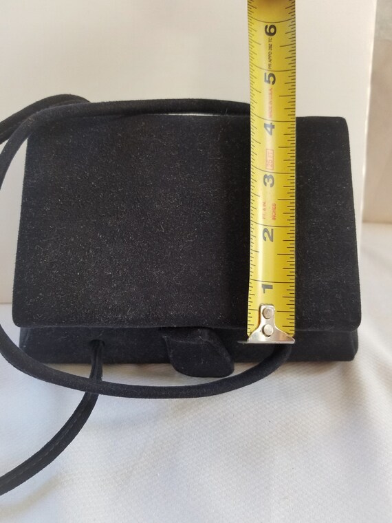 1940's-1950's Top Handle BLACK BOX PURSE - Gem