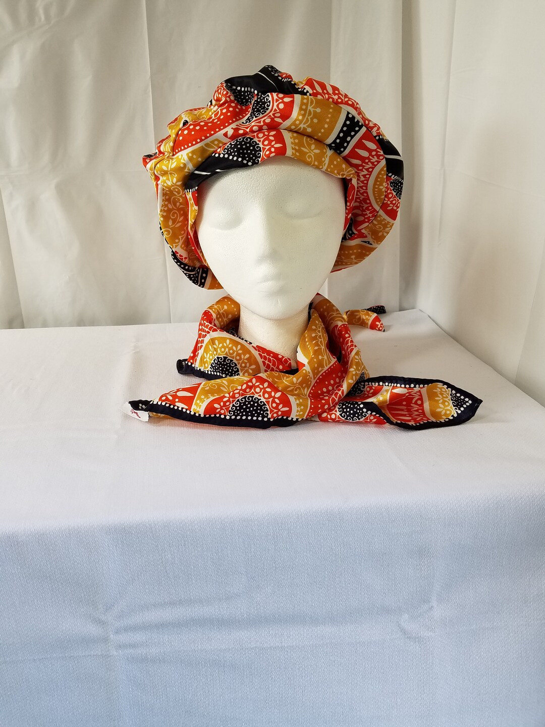 1960's-70's BETMAR TURBAN & SCARF Matching Set - Etsy