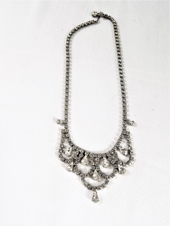 Vintage WEISS RHINESTONE Necklace - Gem
