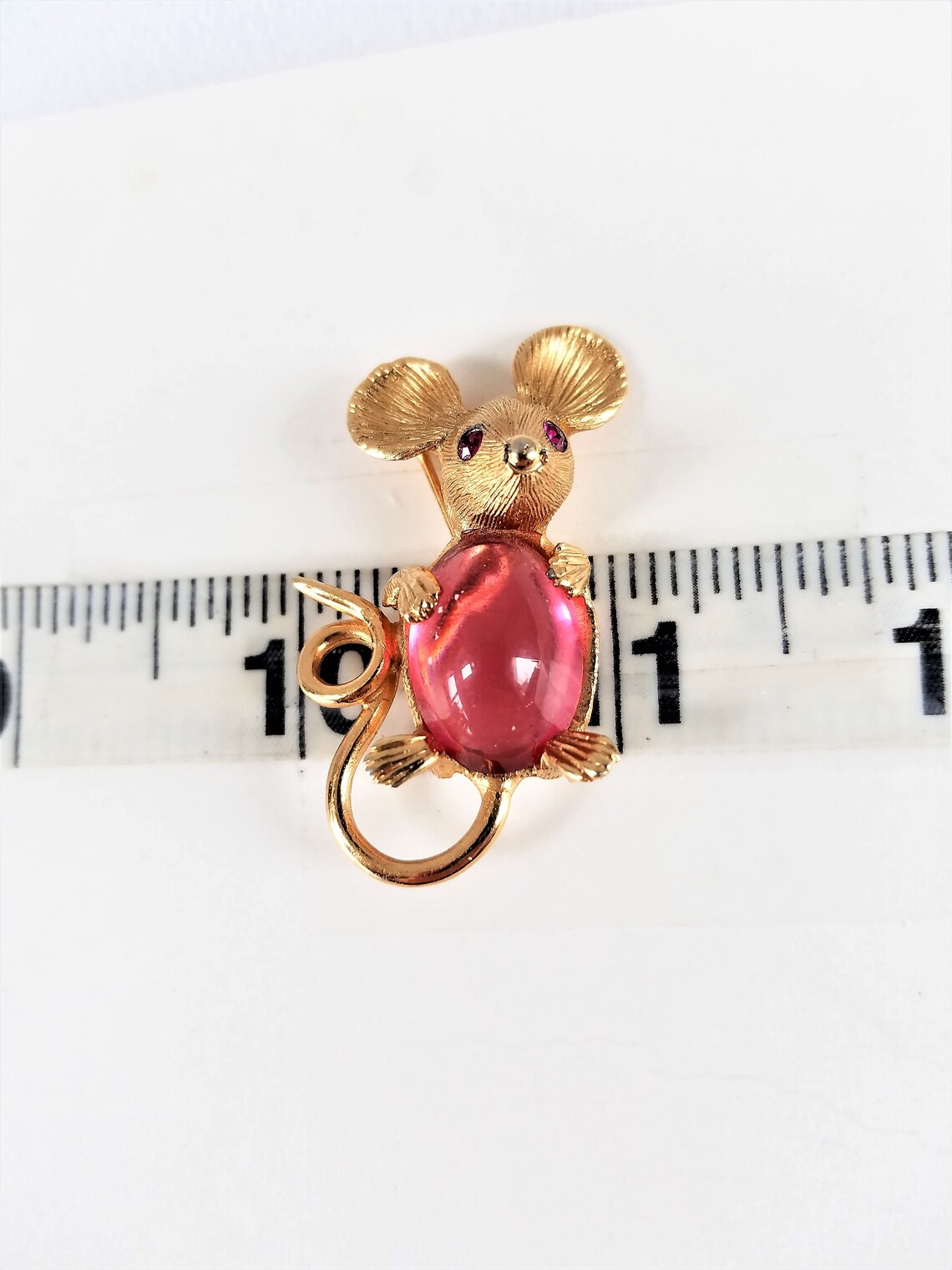 Vintage NAPIER JELLY BELLY Mouse Brooch/pin - Etsy
