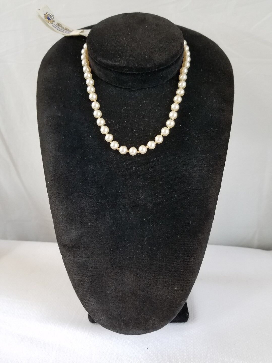Vintage DELTAH Luxury Simulated PEARL CHOKER Necklace - Etsy