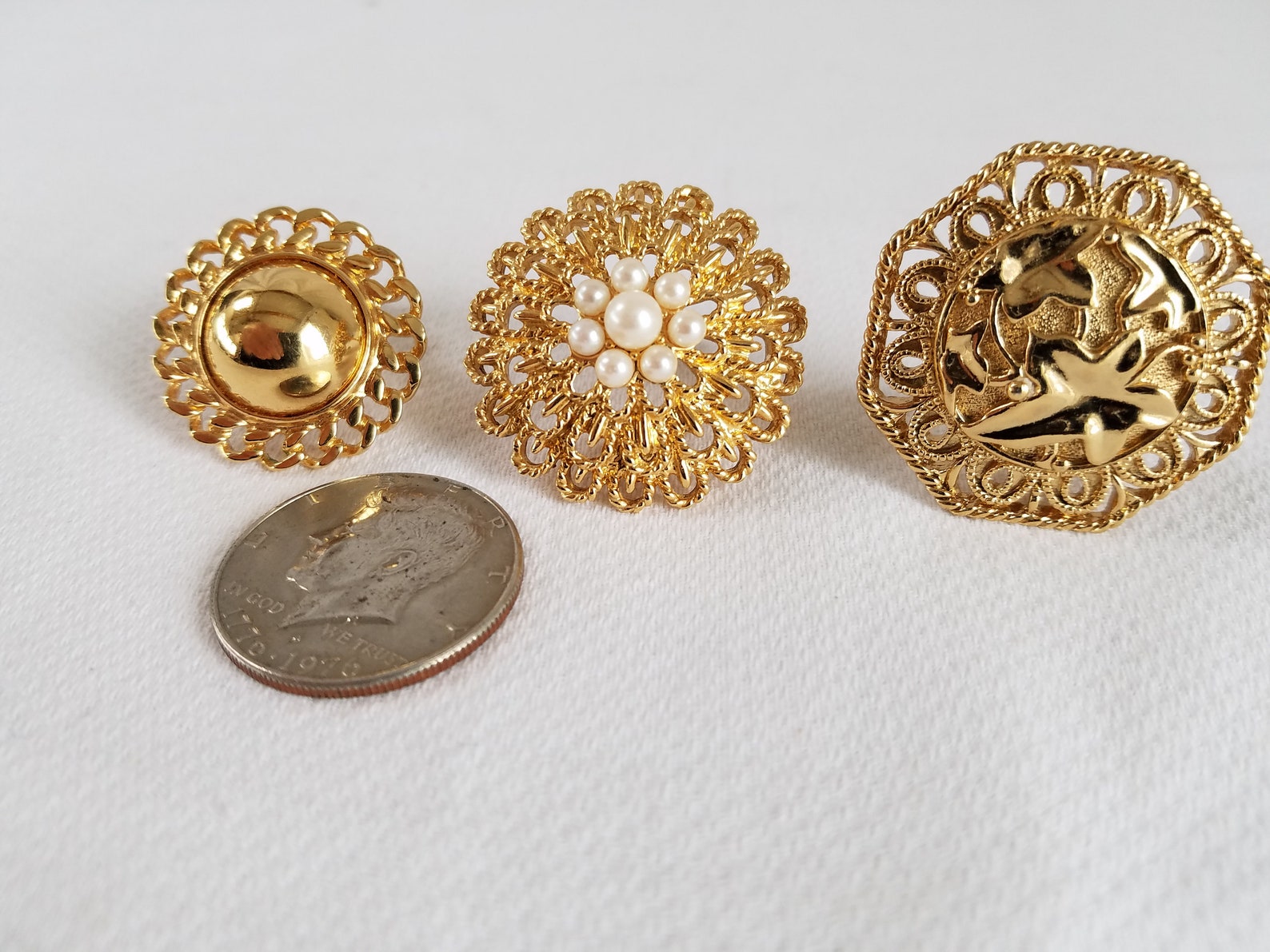 Vintage AVON STATEMENT Clip on Earring Collection of 3 Pair - Etsy