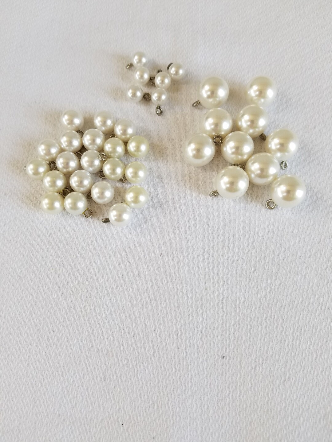 Vintage Faux PEARL BUTTON Collection 36 Piece LOT - Etsy