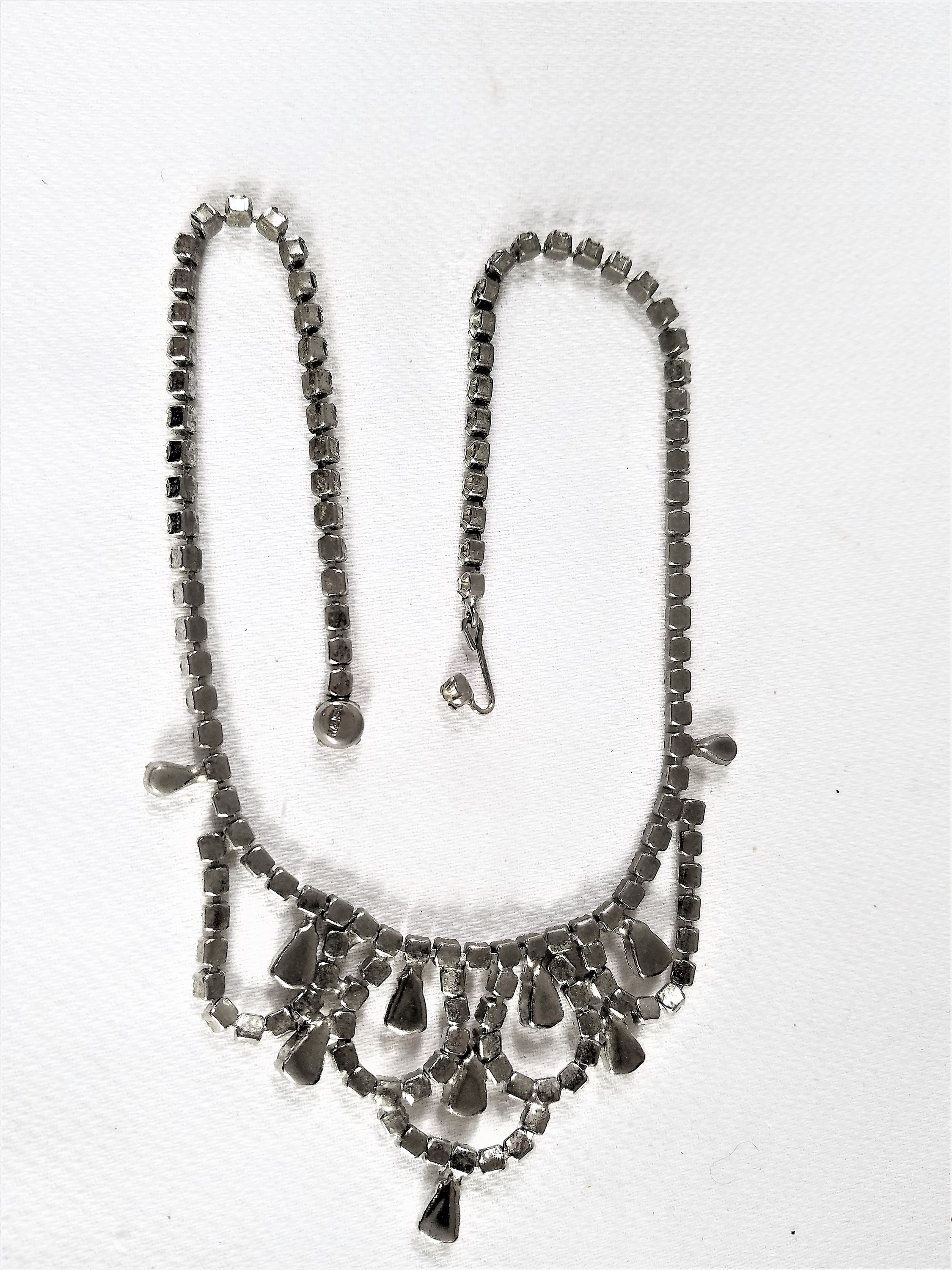 Vintage WEISS RHINESTONE Necklace | Etsy