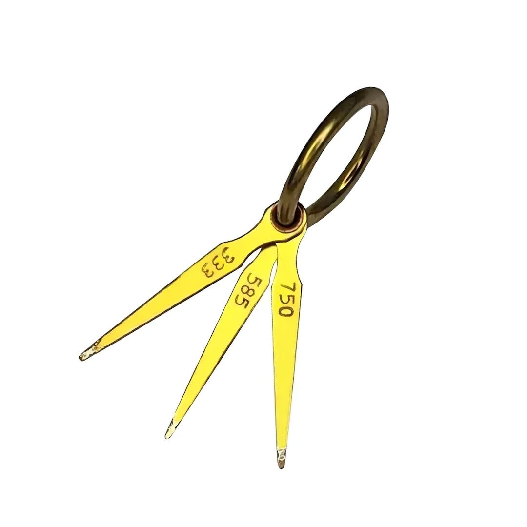 Gold Testing Needle With Set of 3 Needles Size 333, 585 & 750 - Etsy