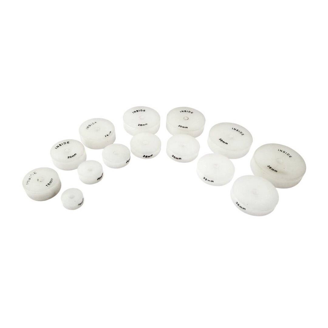 Nylon Dies Set of 14 Pcs Sizes:18mm-36mm for Watch Case Press - Etsy