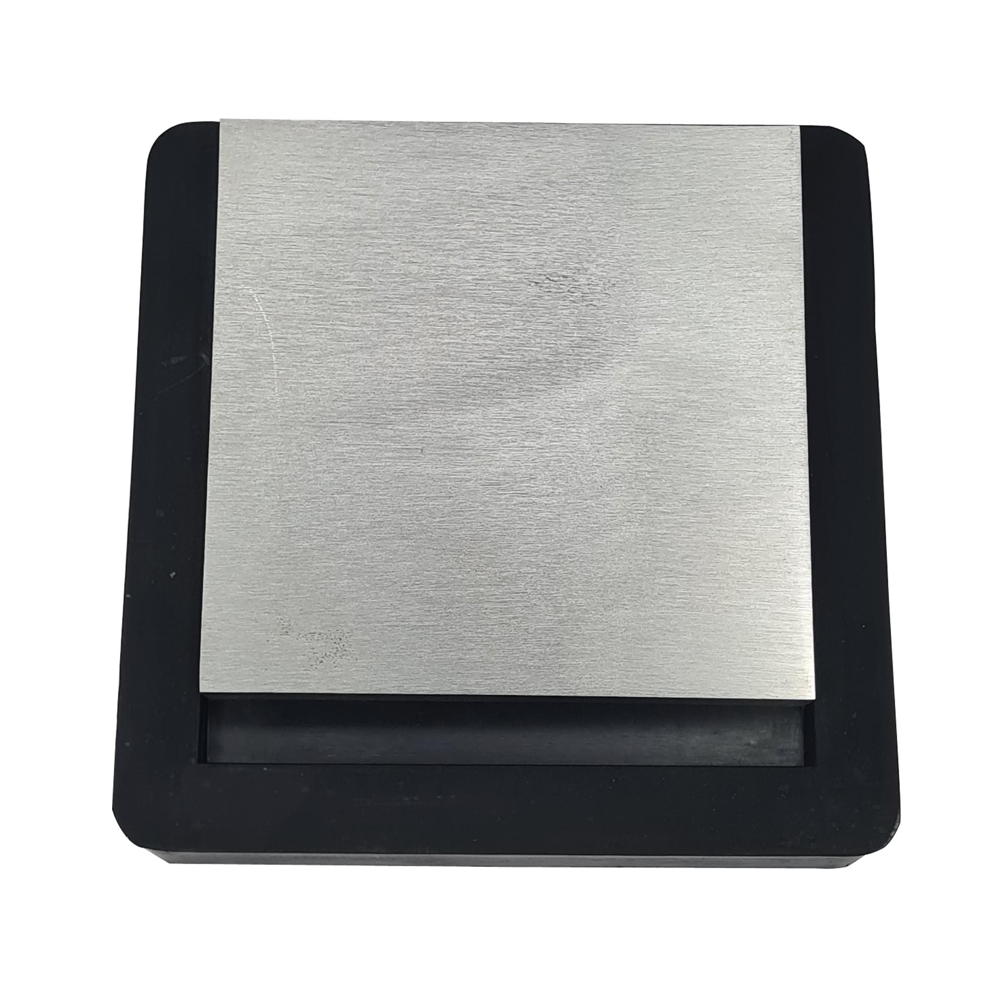 4" Steel Block & 5" Rubber Bench Block - Double-sided Metalworking Flat ...