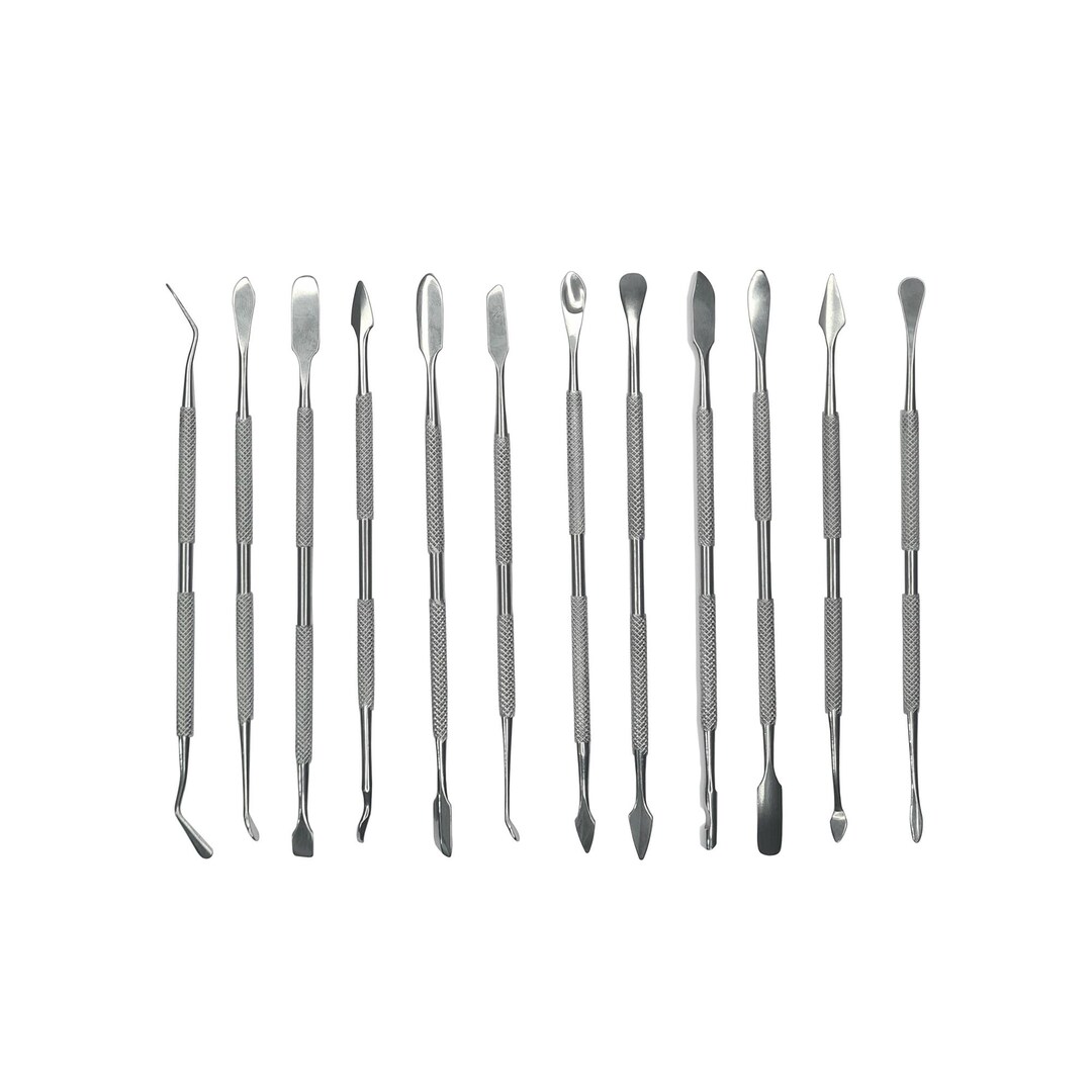 12 Piece Double-ended Wax Carver and Spatula Set Jewelry Making Carving ...