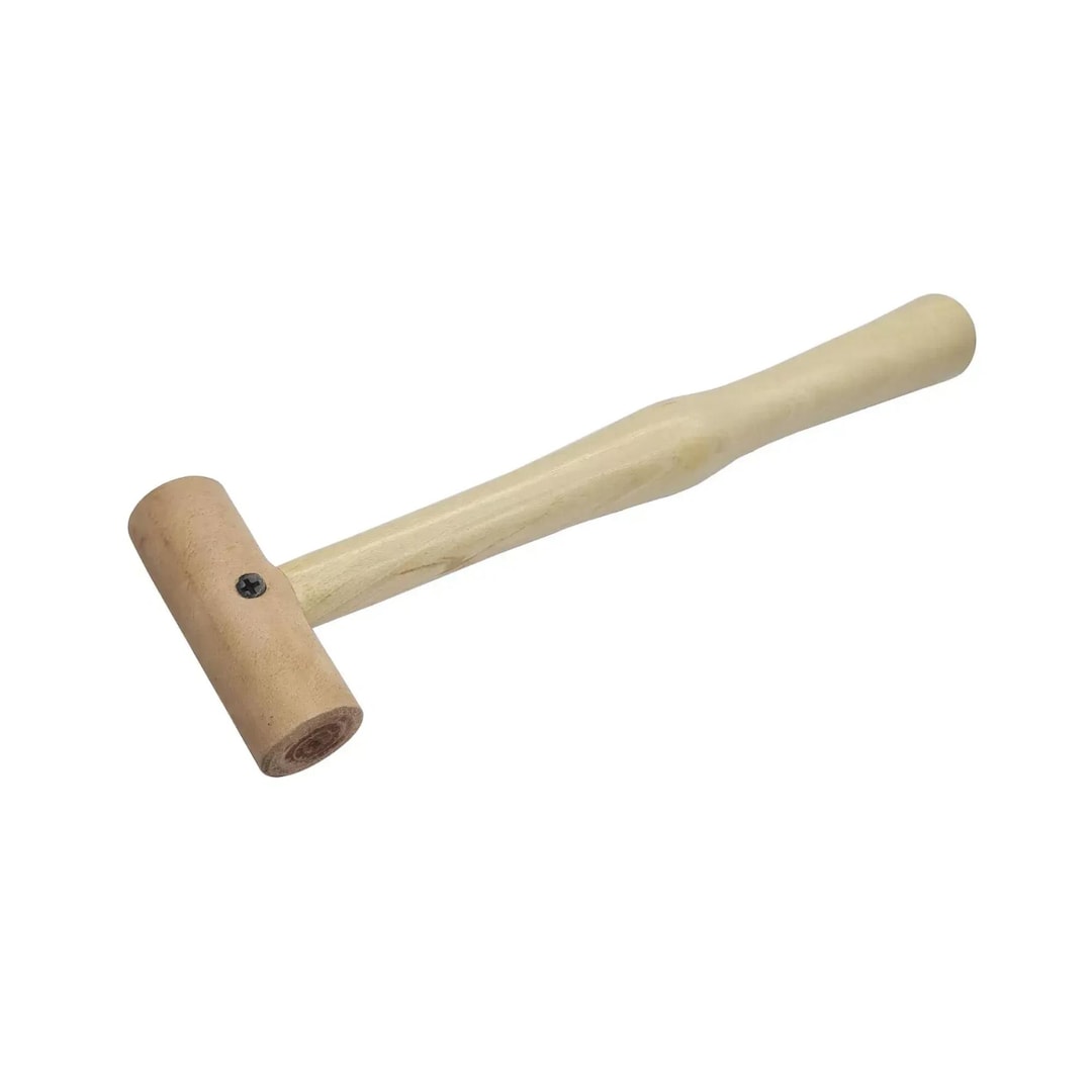 Raw Hide Leather Mallet Natural 1" (25MM) - Extra Soft Non-coated ...