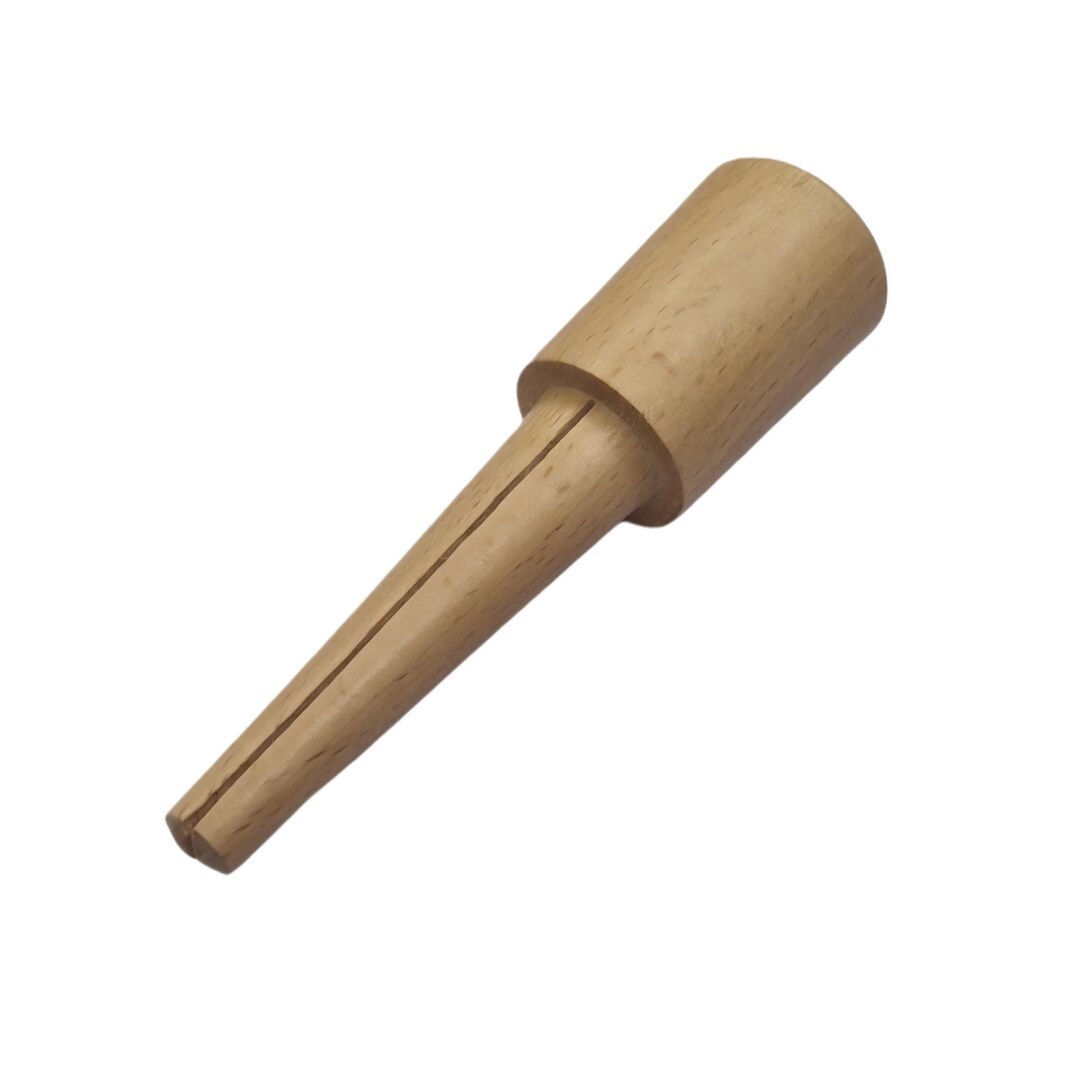 4 Split Wooden Mandrel W/ Slot Taper for Holding Emery Sheets Jewelry ...