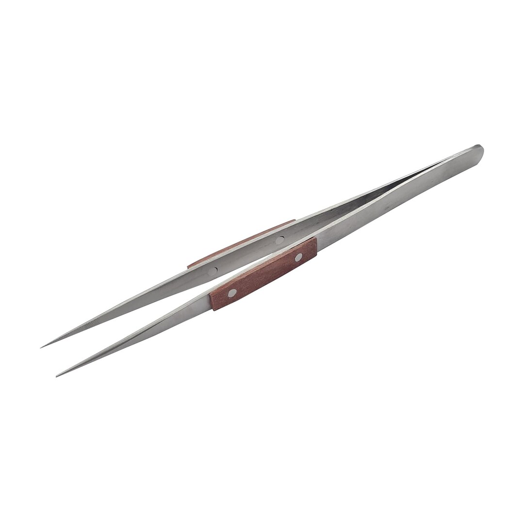Diamond Soldering Tweezer With Fiber Grip 6-1/2" Long - Resistant Tool ...