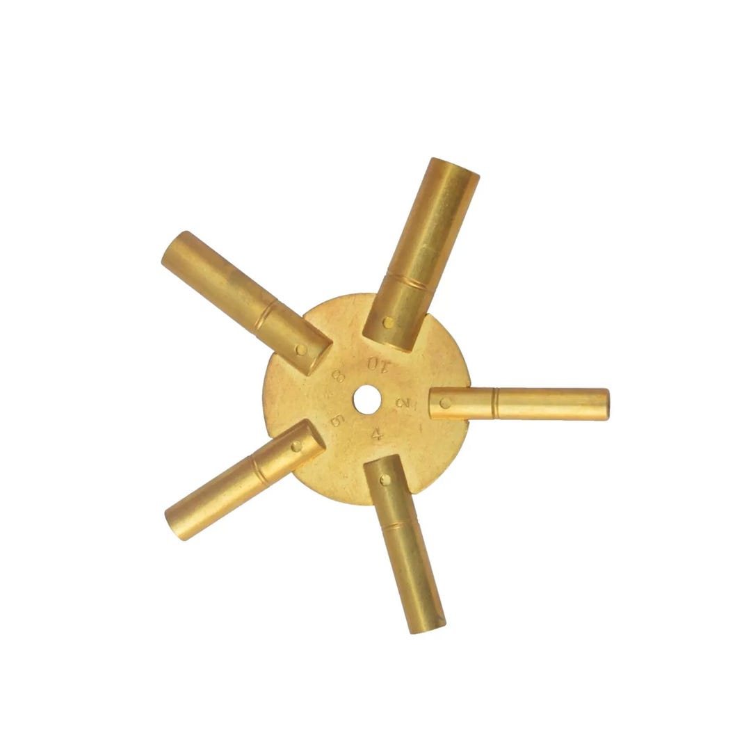 5 in 1 Wall Clock Winding Key With Five-pronged Even Nos. 2,4,6,8,10 - Etsy