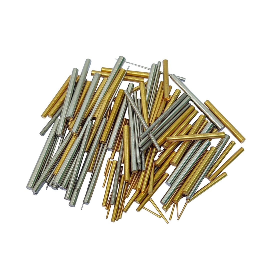 Brass and Steel Clock Tapered Pins Package of 100 Pcs Assorted Sizes - Etsy