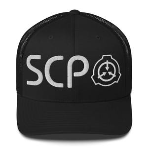 SCP Foundation Embroidery Logo - Trucker Cap - Etsy