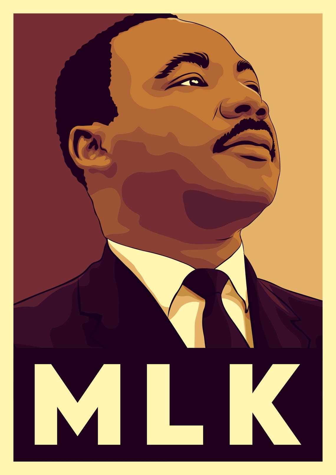 Martin Luther King Jr. Digital Art Print – Inspirational Civil Rights ...