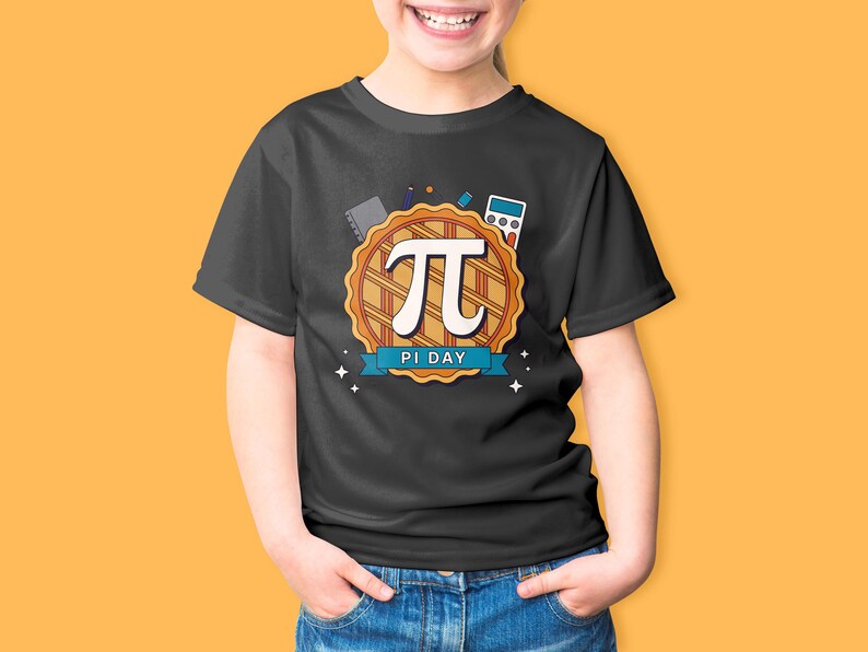 Pi Day Digital Illustration | Math Pie Vector Art | Geeky Classroom ...