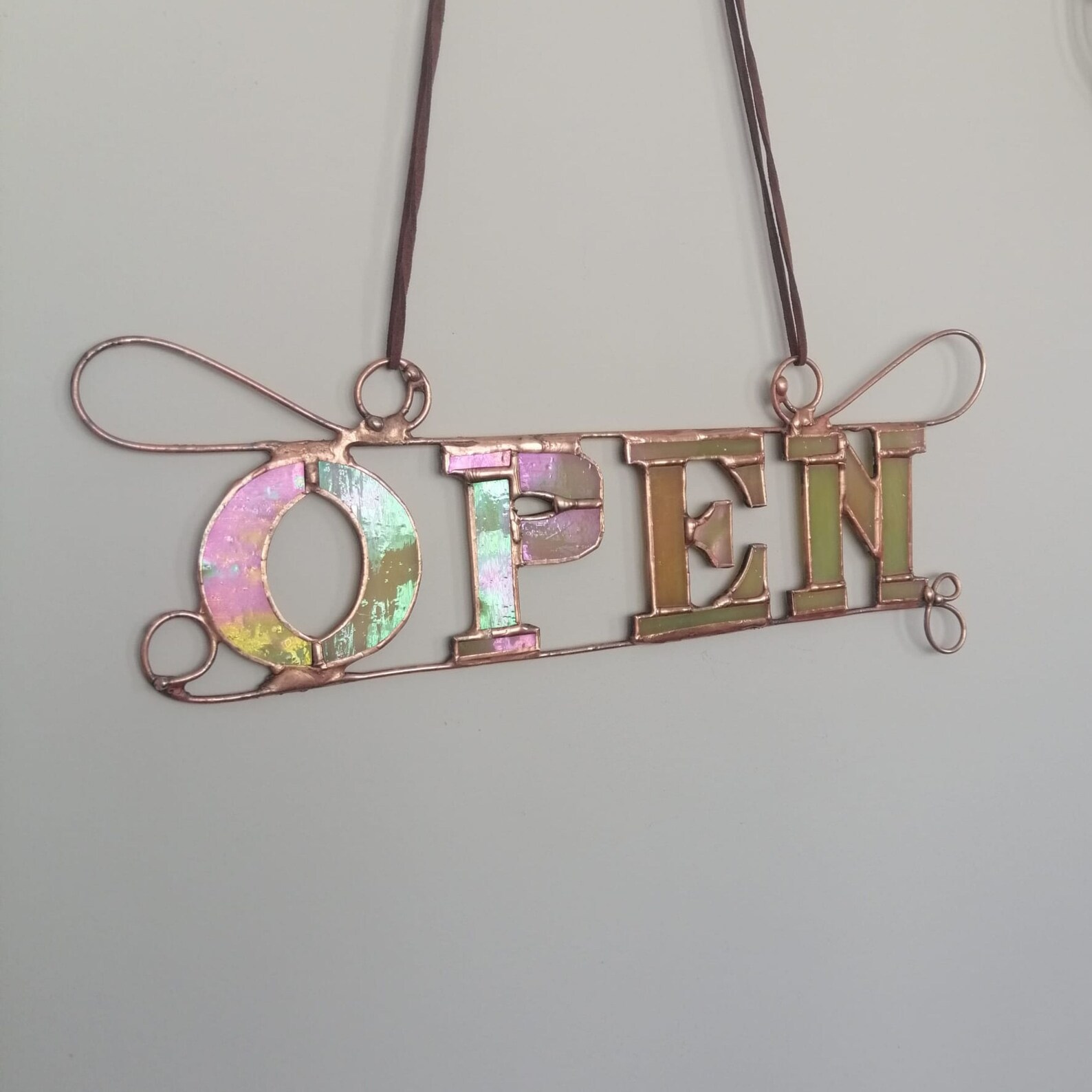 Custom Stained Glass Panel - Decorative Door Sign & Wall Hanging - Etsy