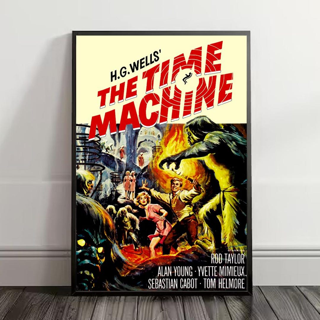 The Time Machine Movie Poster, Art Gift, Souvenir, Attraction Poster ...